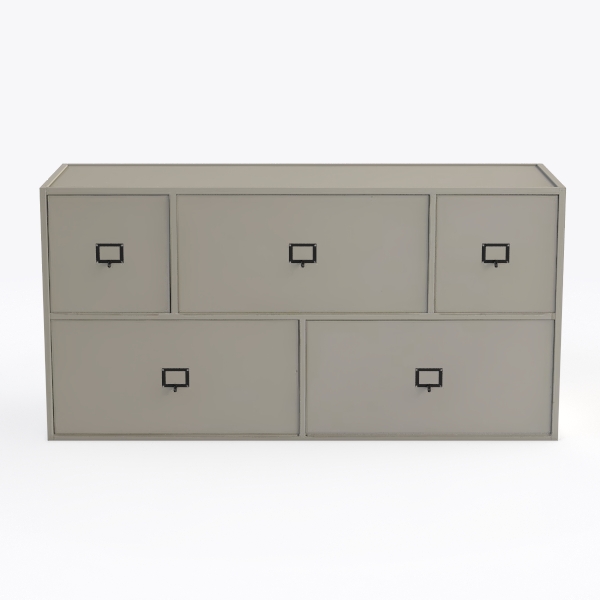 Abbeville Large 5-Drawer Stacking Cabinet | Homestyler