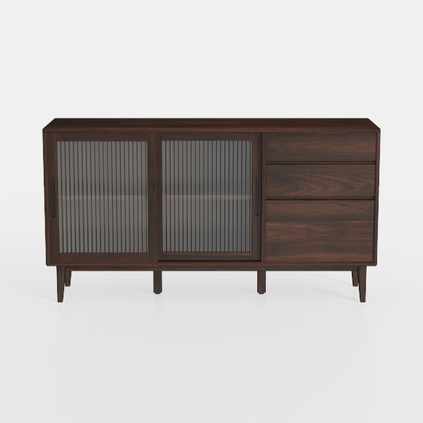 Bme Rattan Pre-Assembled Buffet Sideboard with 3 | Homestyler ...