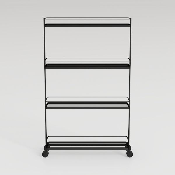 18" x 60" NSF Black Epoxy 5-Shelf Kit with 86" | Homestyler